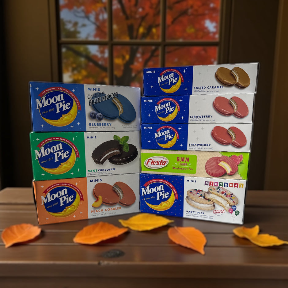 Mini MoonPie Variety Bundle – 7 Flavors (70 Total Mini MoonPies)